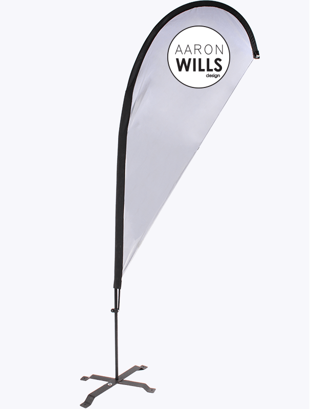 Teardrop Banner - Aaron Wills Design