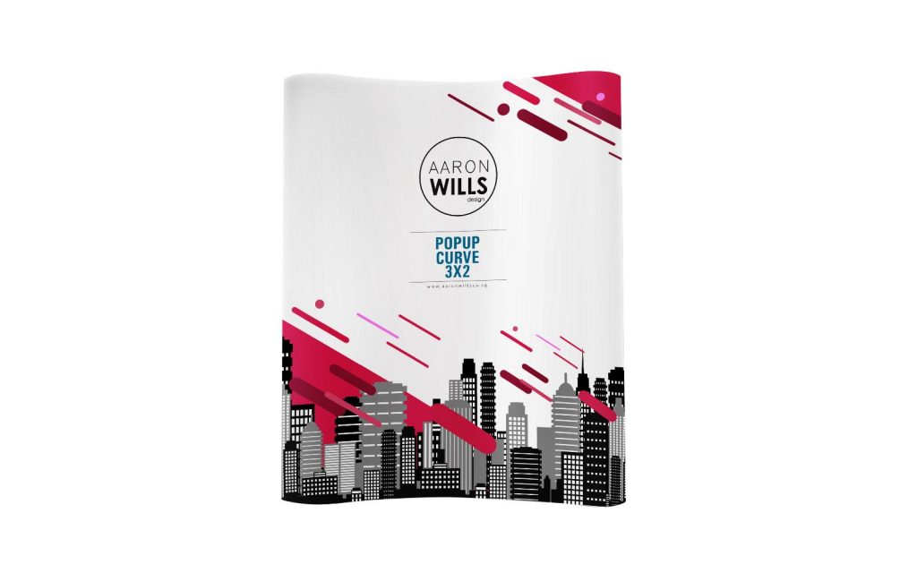 3x4 Straight Pop Up Display - Aaron Wills Design